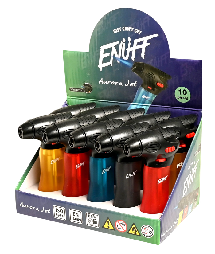 ENUFF Gas Torch Lighters Aurora Jet Design 1pc